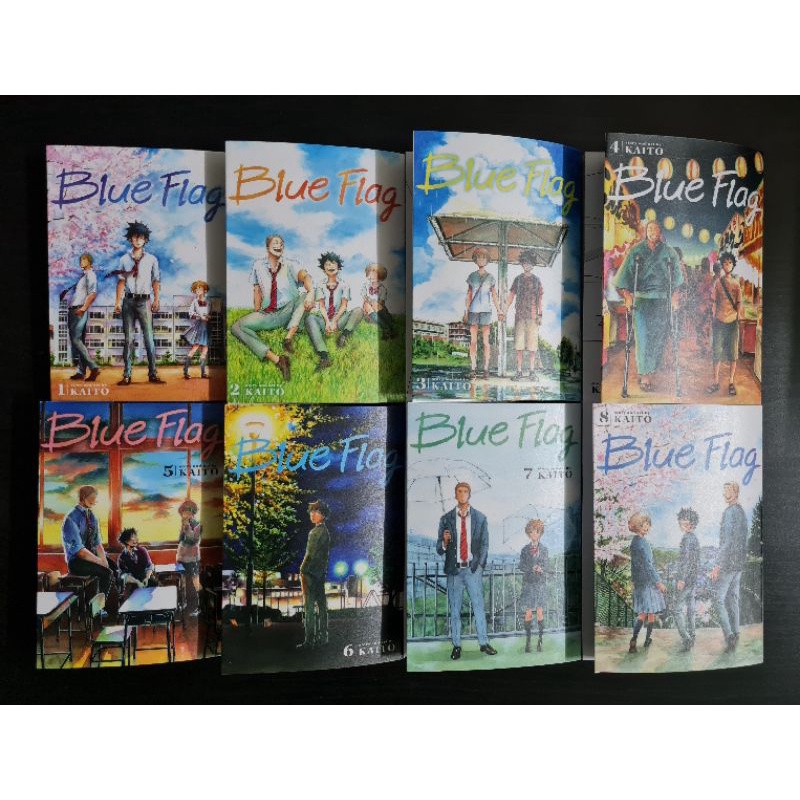 Manga : Blue Flag volume 1-8 (end) (English Version) | Shopee Philippines