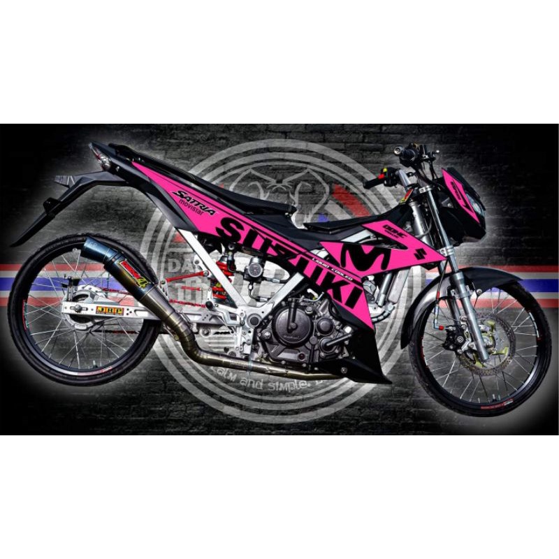 Suzuki Raider R150 Fi Stock Size Decal (MOVISTAR) | Shopee Philippines