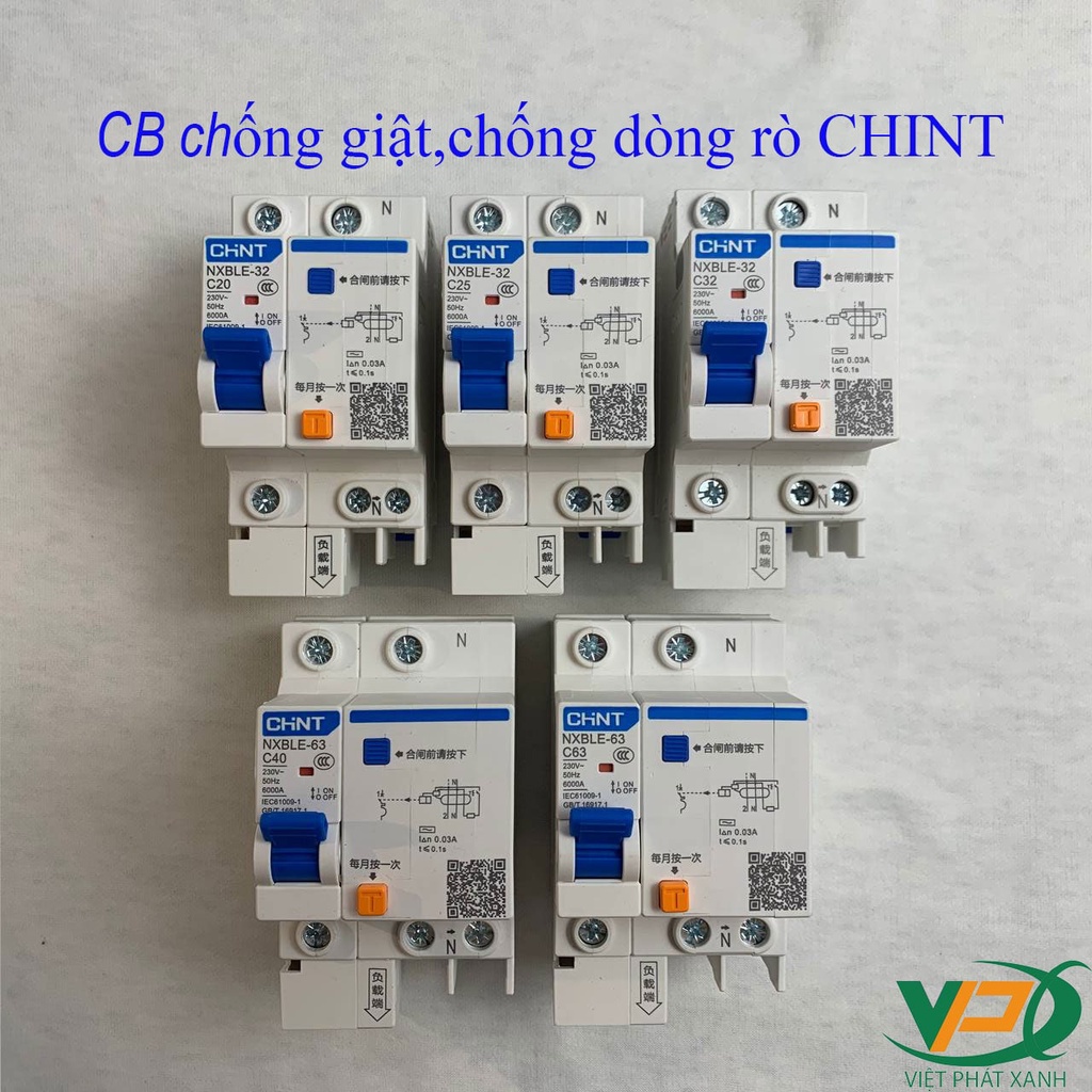 Chint anti-shock circuit breaker, leakage current circuit breaker NXBLE ...