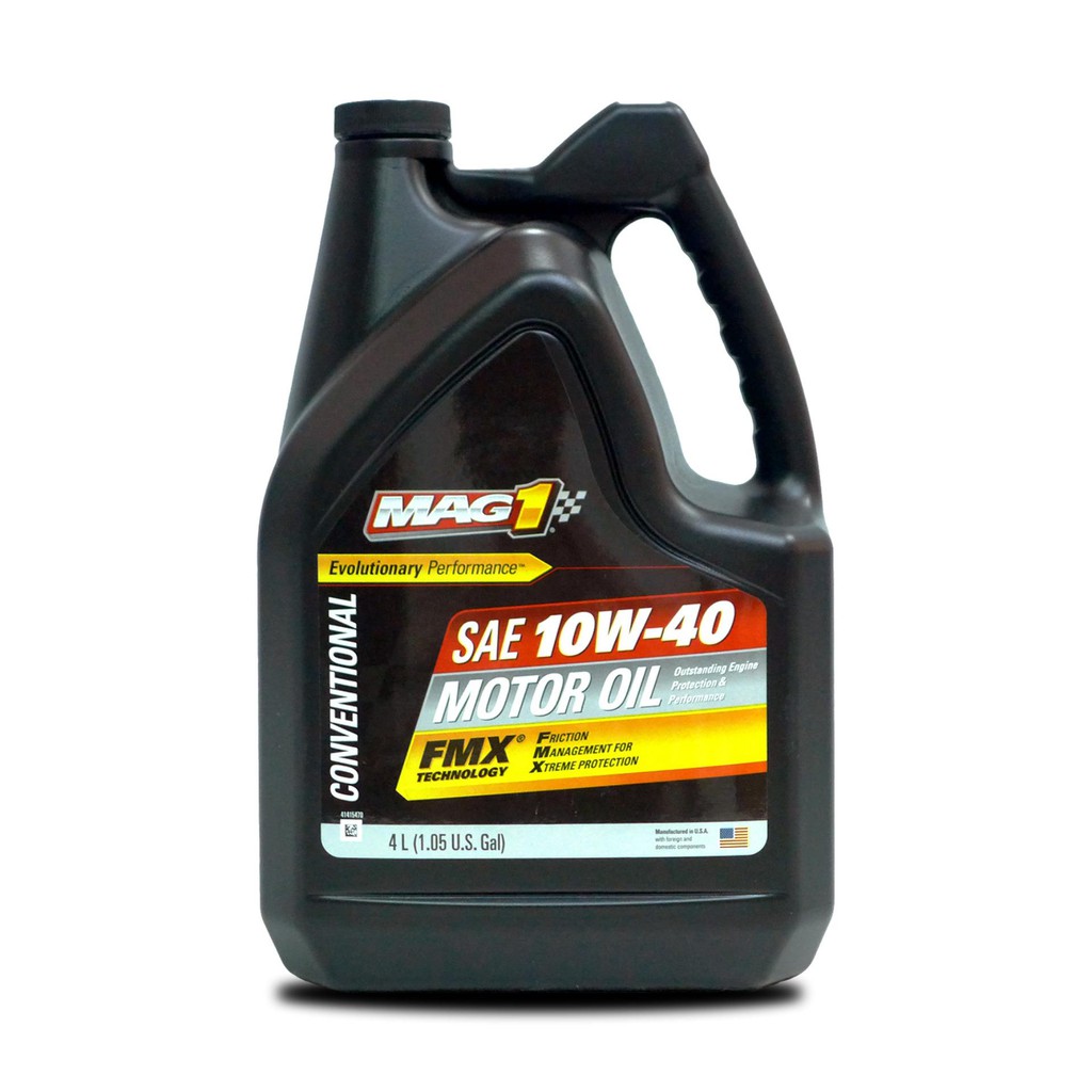 MAG 1 10W40 API SN Motor Oil for Gas Engines 4L 63579(Outlet) | Shopee ...