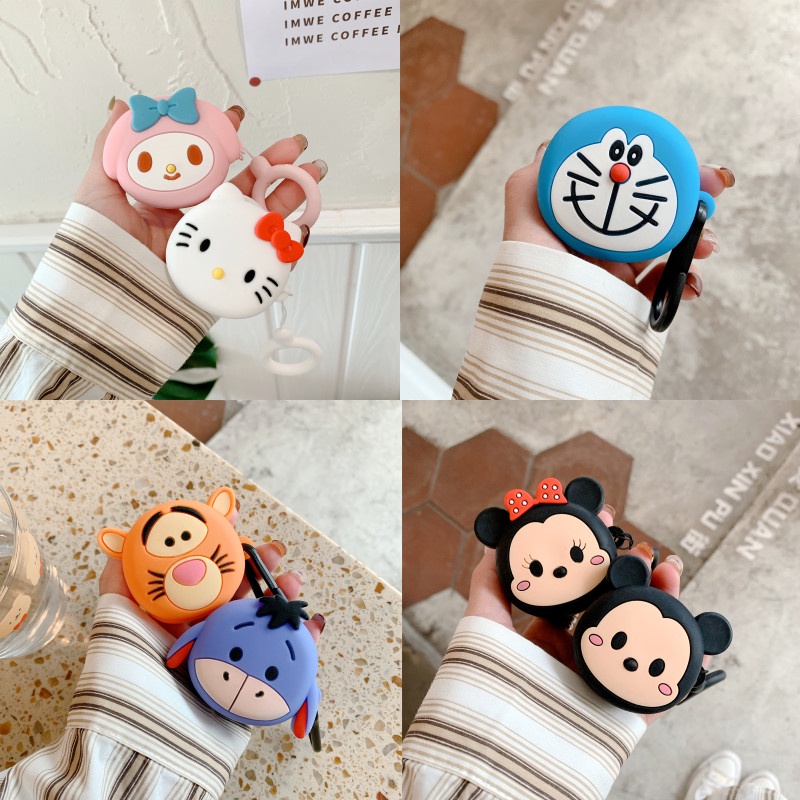 Baseus Wm01 Case Mickey Melody Cartoon Soft Silicone Wireless Earphone ...