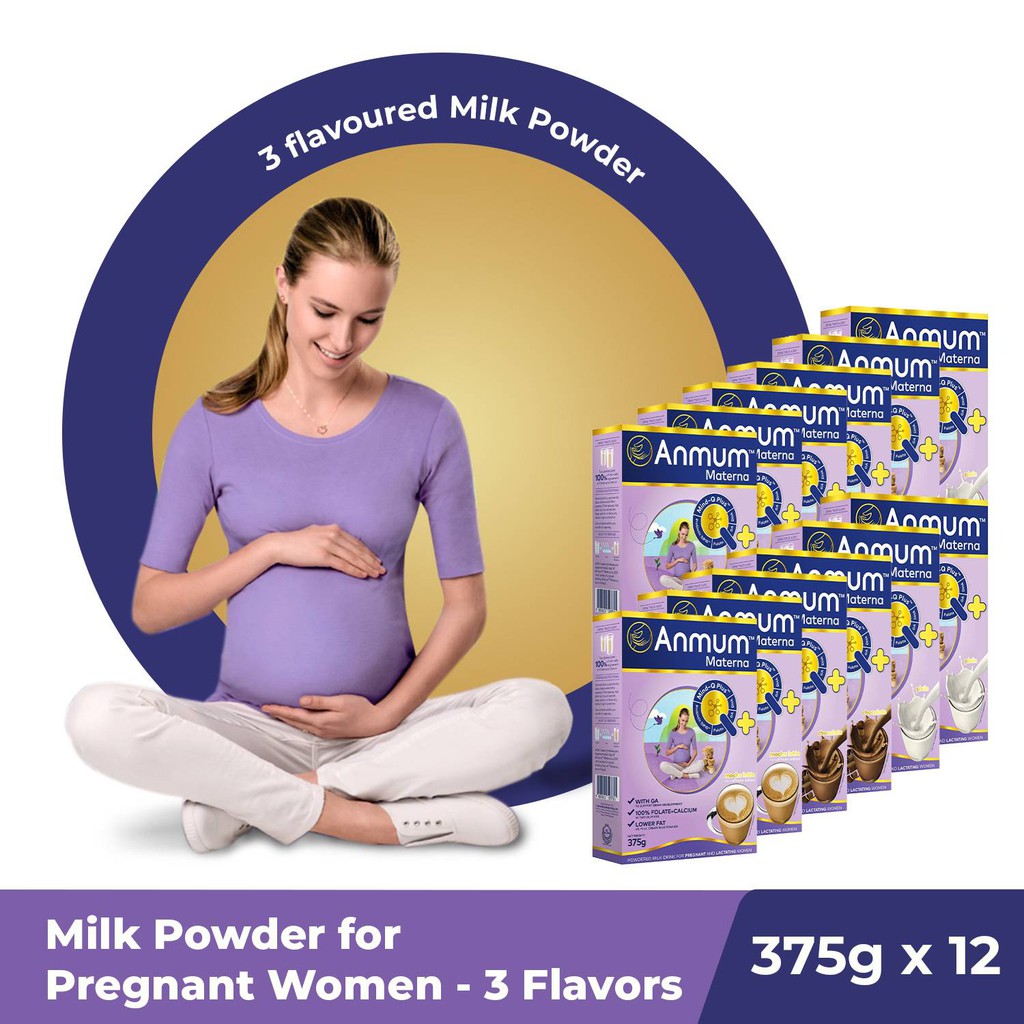 Anmum Materna Pregnancy Milk Powder Variety Pack 375G x12 | Shopee ...