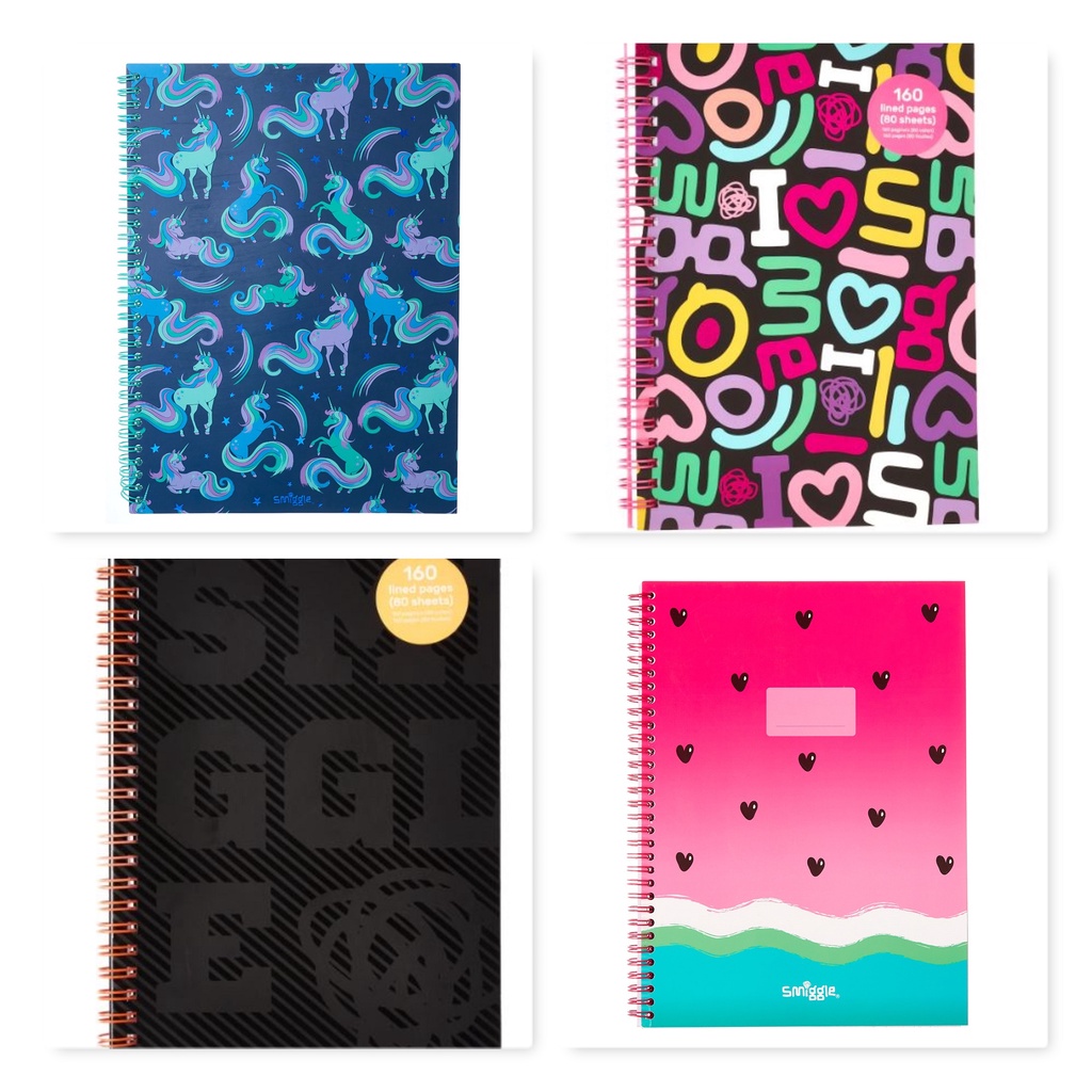 SMIGGLE A5 SPIRAL NOTEBBOOK | Shopee Philippines