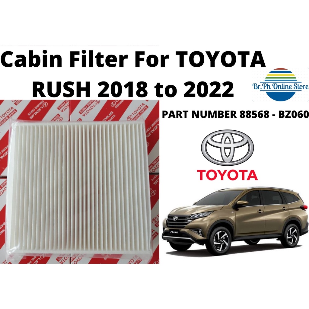 New Arrival CABIN AIRCON FILTER FOR TOYOTA RUSH 2018 to 2022 - Part ...