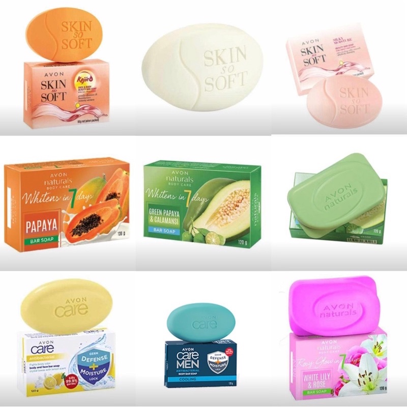 Avon Naturals Papaya Bar Soap ( SSS gluta soap/silky moisture/Kojic ...
