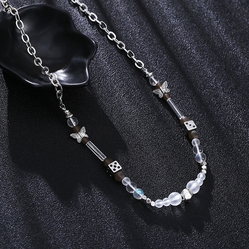 Japanese Korean Version Hip Hop Street Wear Niche Design Butterfly Dice ...