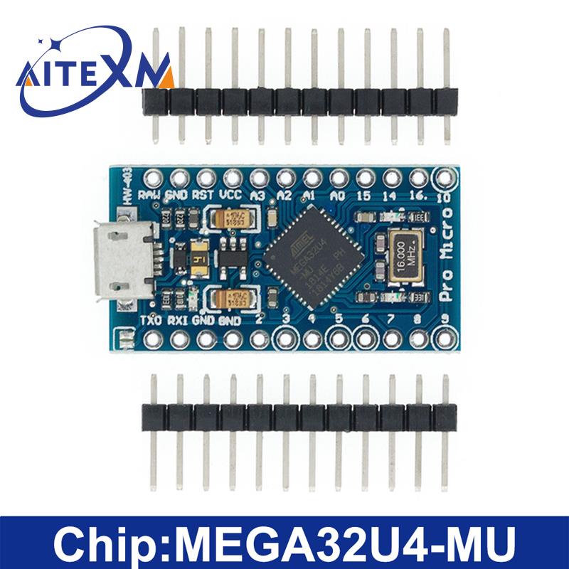 MICRO/MINI/TYPE-C USB ATMEGA32U4 Module 5V 16MHz Board For Arduino ...