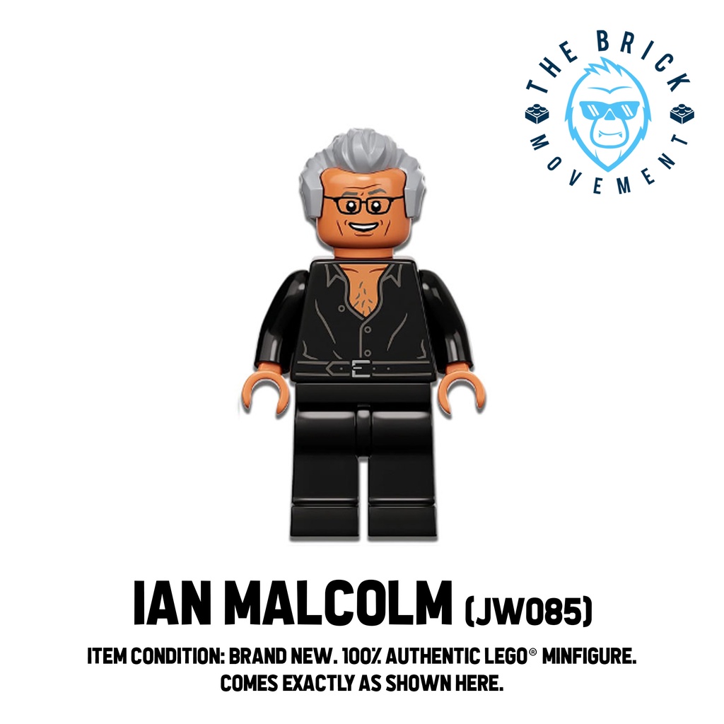 LEGO® JURASSIC WORLD Ian Malcolm Minifigure | Shopee Philippines