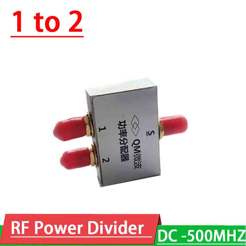 DC-500Mhz Power Divider RF power splitter 1 to 2 Power Divider Combiner ...