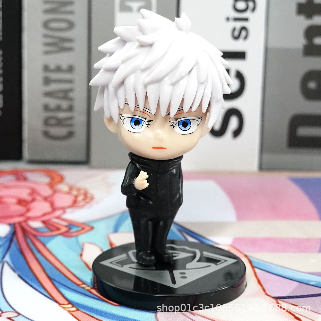 Jujutsu Kaisen Chibi Sitting Position Gojo Megumi Yuji Novara Nanami BL ...