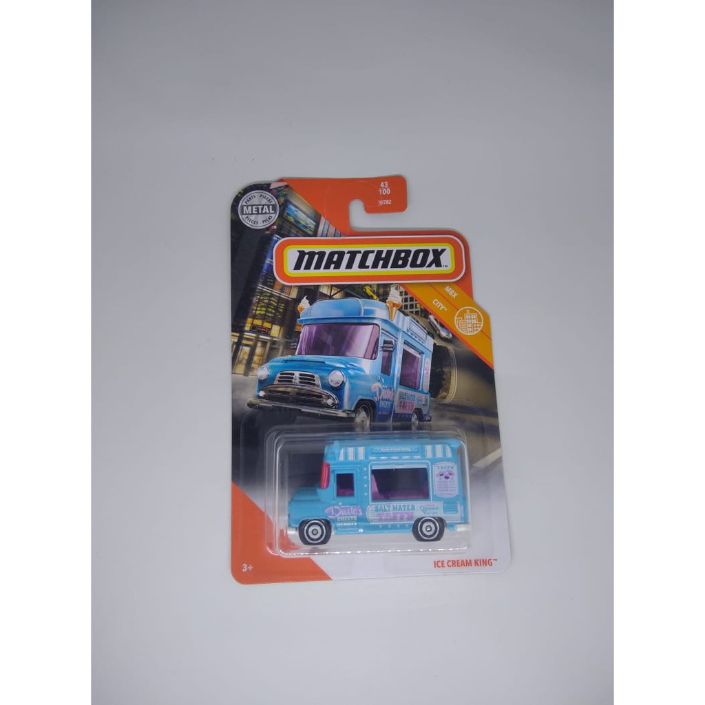 Matchbox Regular Ice Cream King Blue Ice Cream Truck Food Ice Cream MBX ...