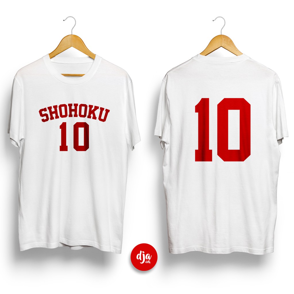 SHOHOKU HANAMICHI SAKURAGI JERSEY BASKETBALL SLAM DUNK ANIME MANGA ...