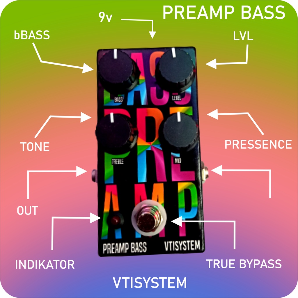 Preamp Bass Effects - VTISYSTEM Premium Bass Preamp | Shopee Philippines