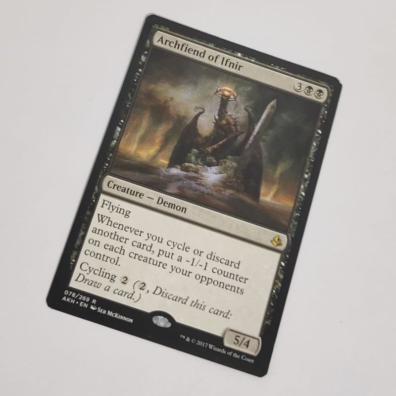MTG Card ARCHFIEND OF IFNIR Magic the Gathering Trading Card Game Black ...