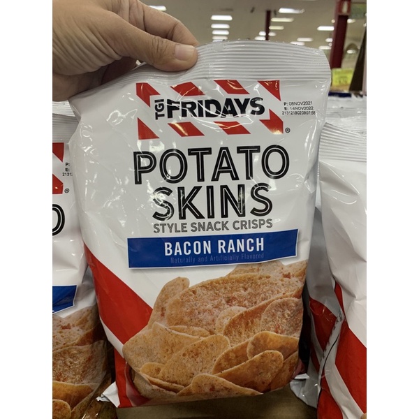 Tgi Fridays Potato Skins Bacon Ranch 127g Shopee Philippines