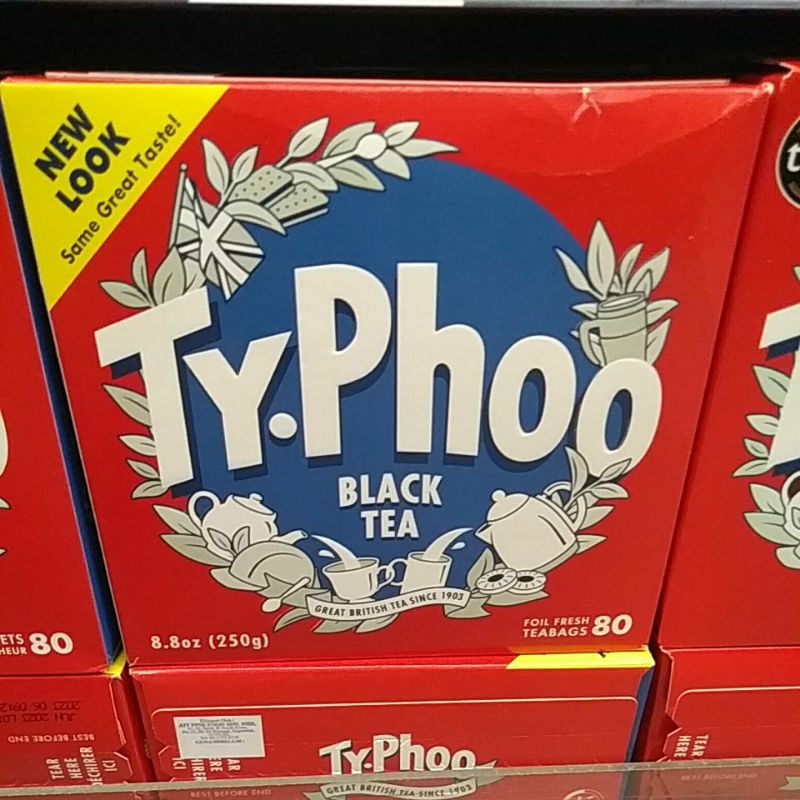 Typhoo Teabags 80's (Black Tea / Extra Strong / Gold / Deca) | Shopee ...
