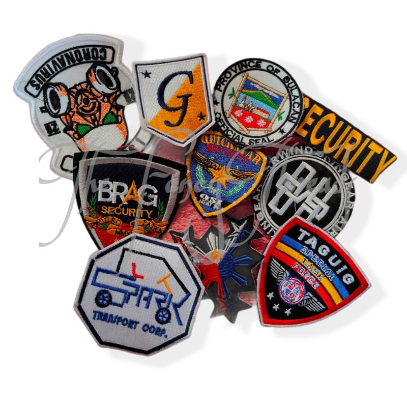 Customized Patches (Computerized Embroidery) | Shopee Philippines