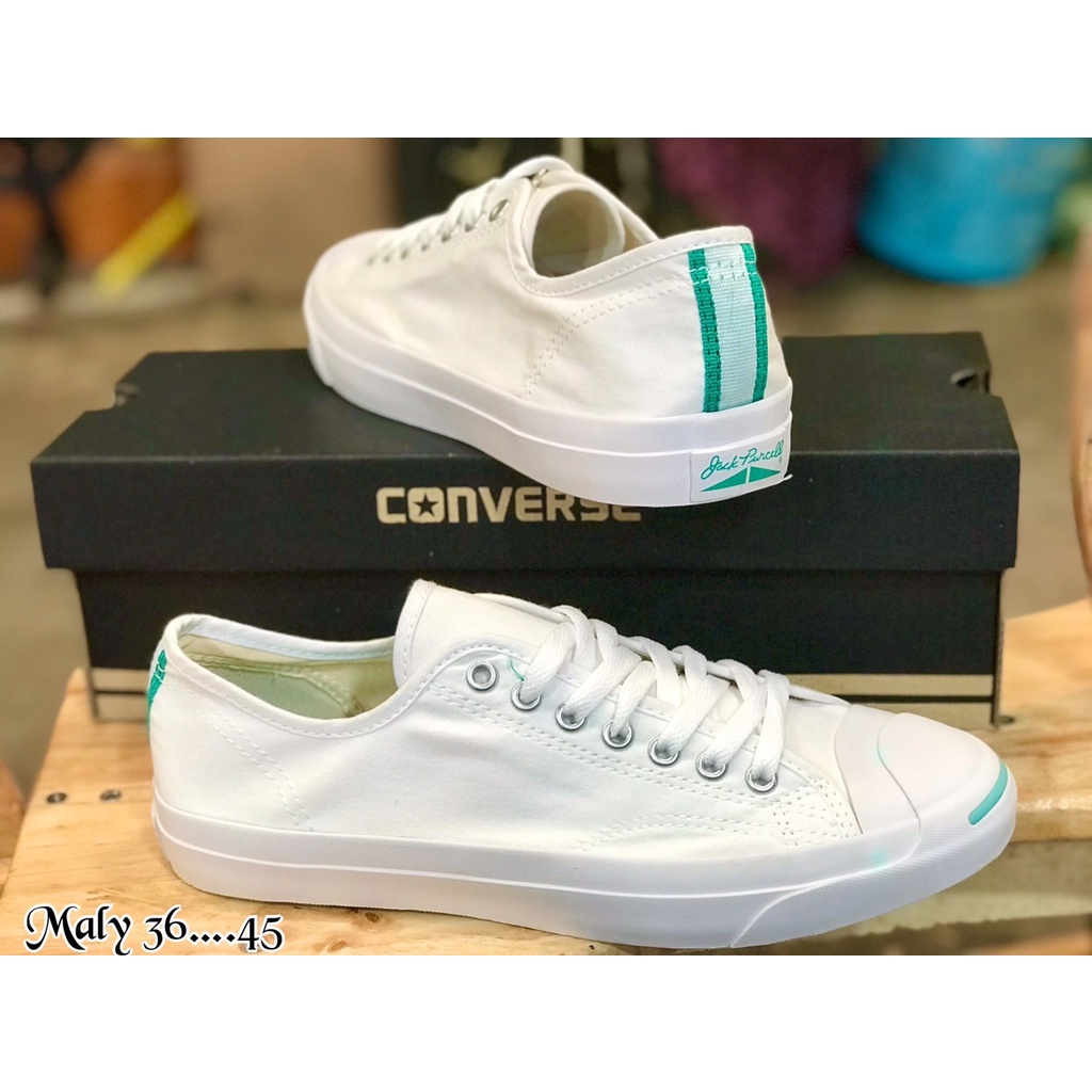 CONVERSE JACK Green Label Sneakers With Box | Shopee Philippines