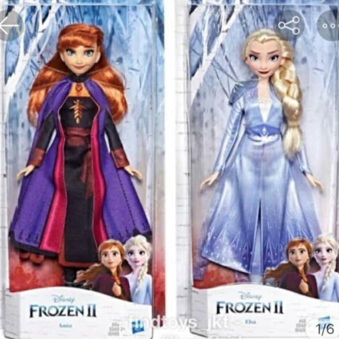 Frozen 2 Movie Character Doll Elsa Barbie Anna Kristoff Olaf Doll ...