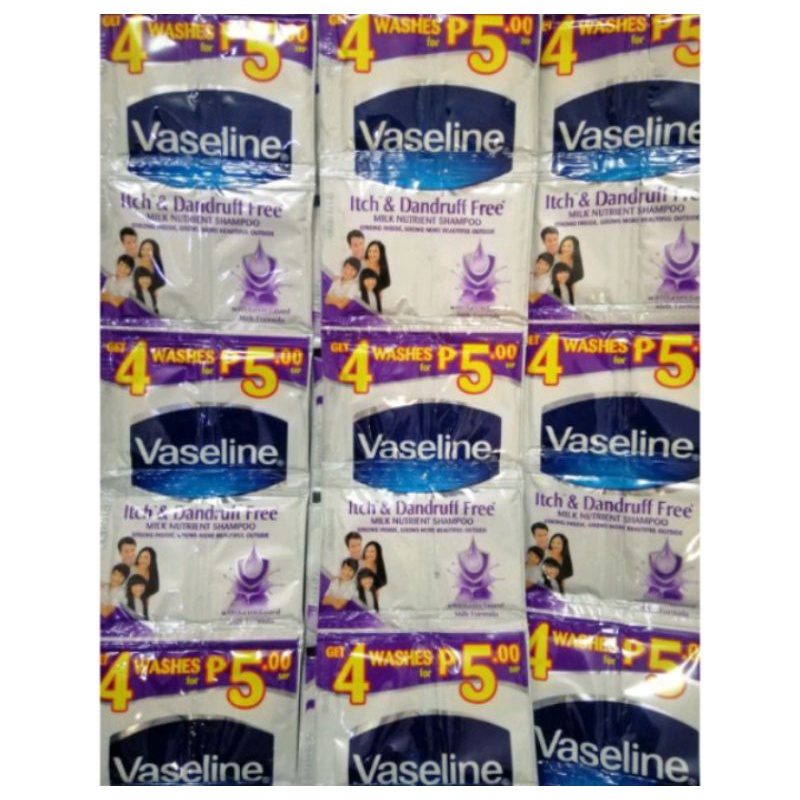 Vaseline shampoo sachet 1 dozen 12 PCs 35 pesos only | Shopee Philippines