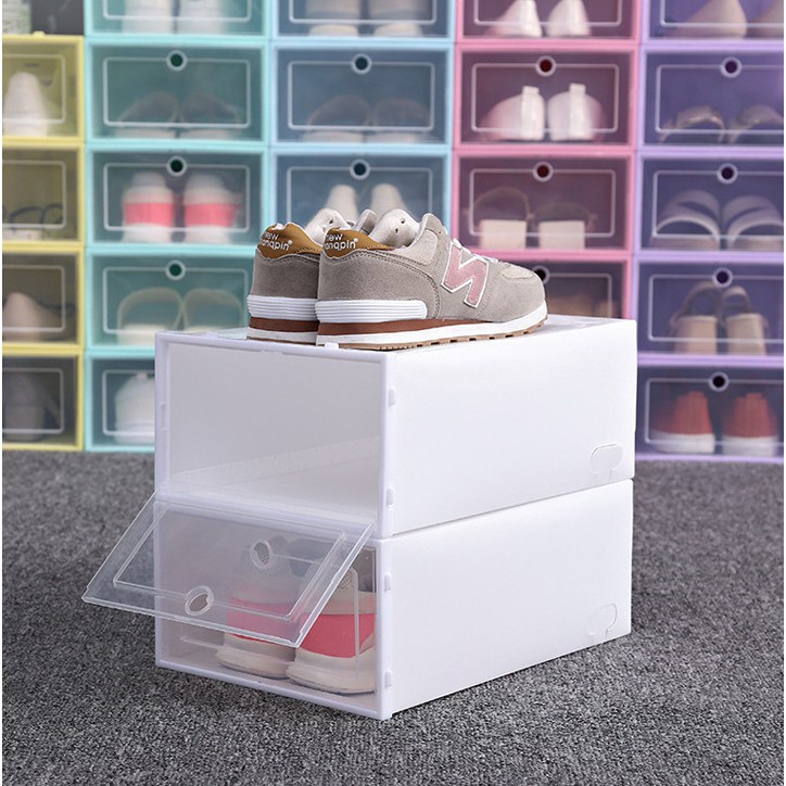 Candy Color Shoe Box Foldable Drawer Case Storage Organizer (1Pc ...