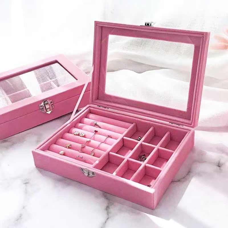 Gift Display Fashion Velvet Necklace Jewelry Box Bracelet Showcase ...