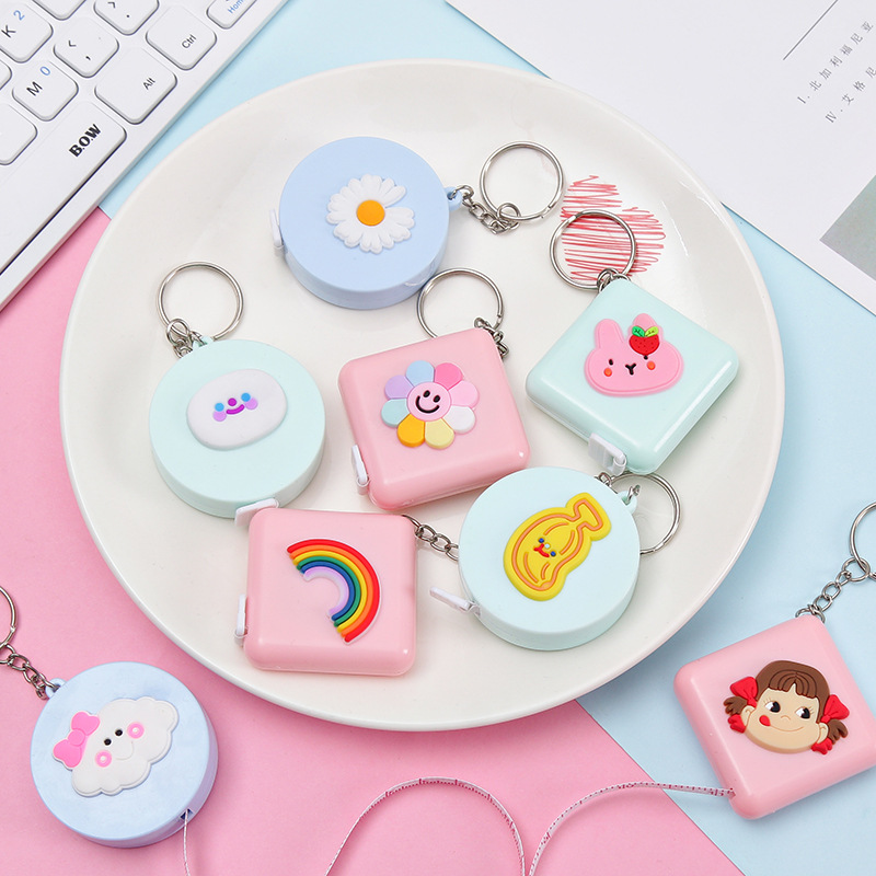 Mga gamit sa paaralan, cartoon tape measure, multifunctional portable ...