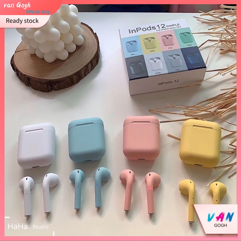 Van Gogh TWS Macaron Air Earphones Bluetooth Earphones Wireless ...