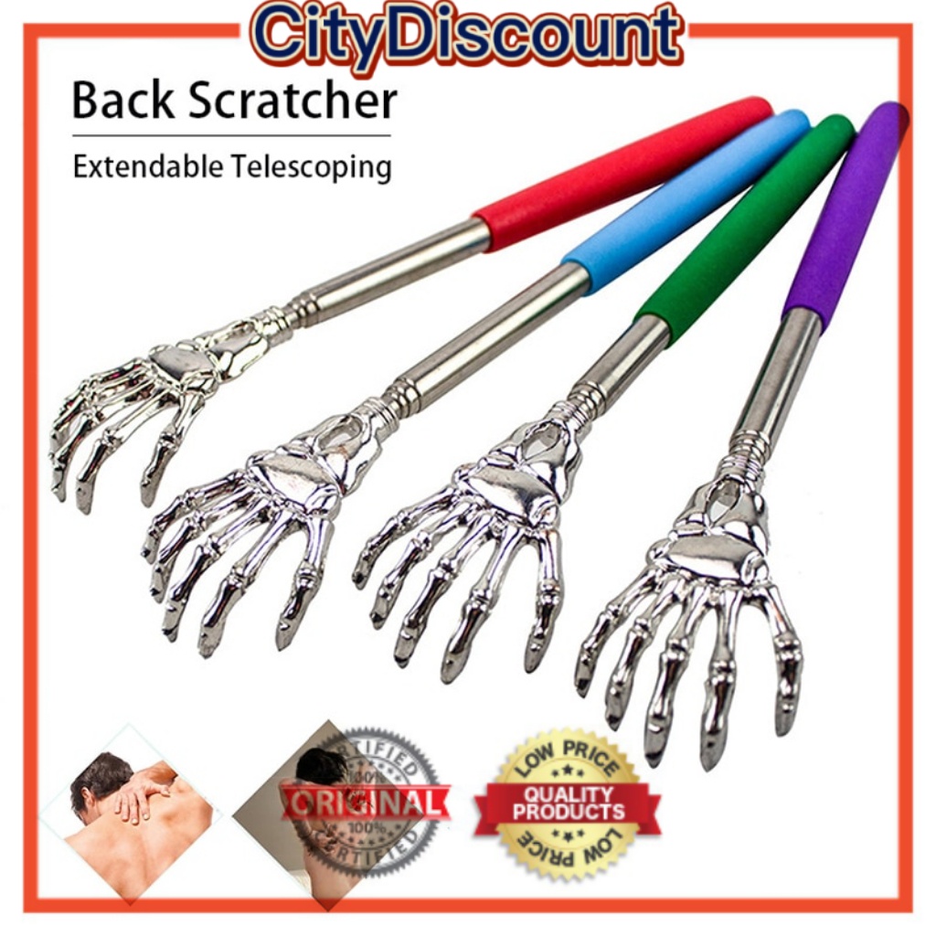 Back Scratcher Telescopic Scratching Backscratcher Massager Kit Back ...