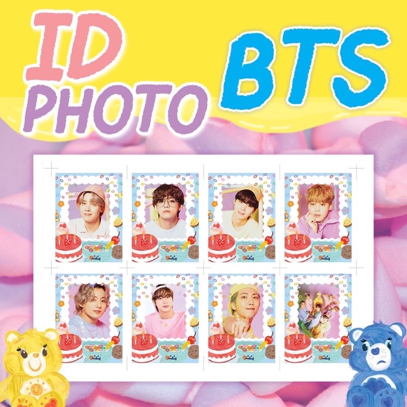 id photo BTS 3x4 cm Original Digital Compression Paper 230gsm | Shopee ...
