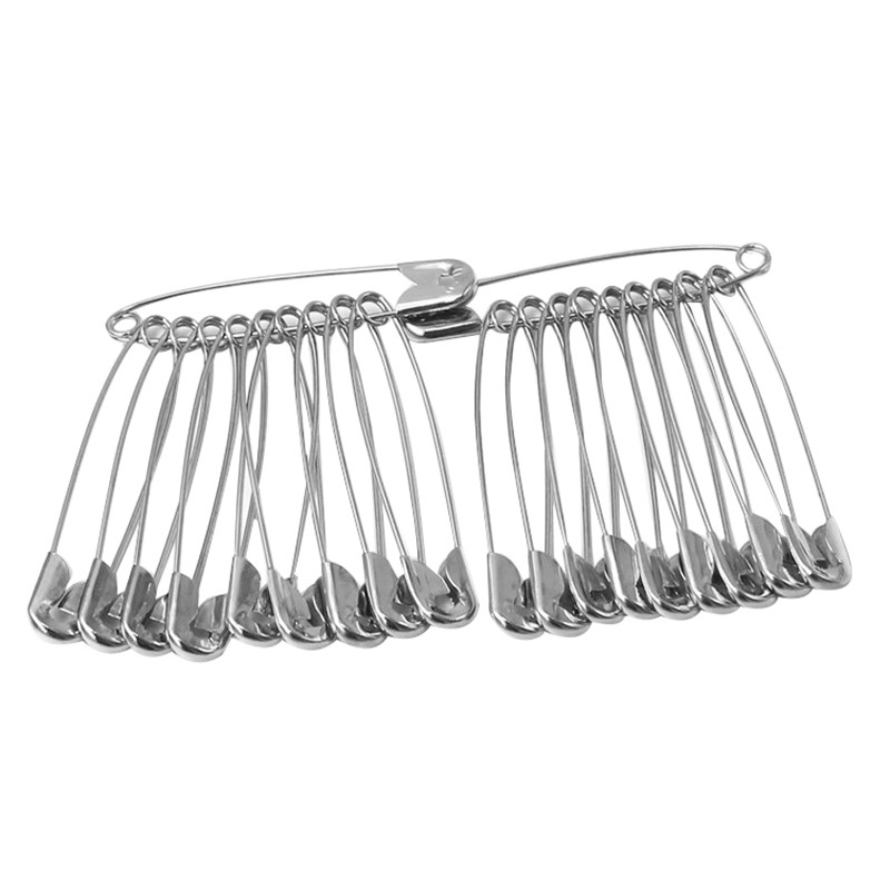 Set of 100 metal Safety Pins,Clothes pin | Shopee Philippines