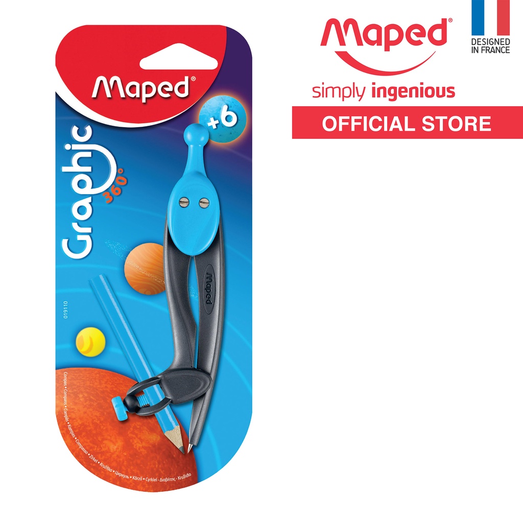 MAPED Graphic 360° Compass Plastic (019110) | Shopee Philippines
