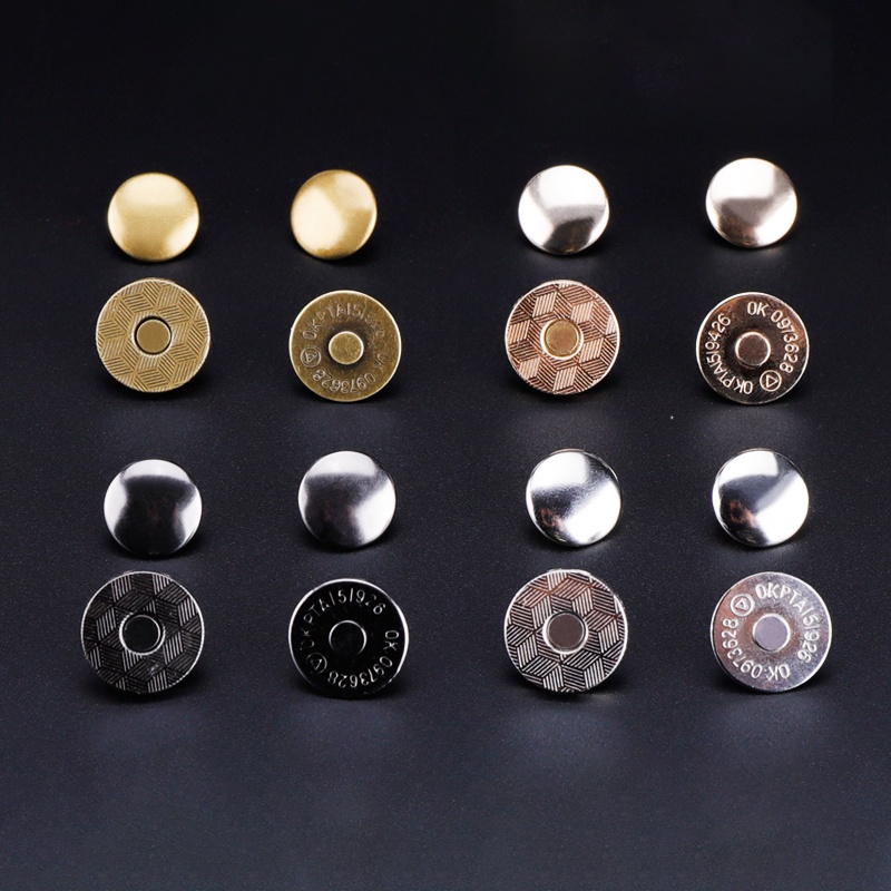 Magnetic Buckle Strong Concealed Handmade Leather Goods DIY Bag ...