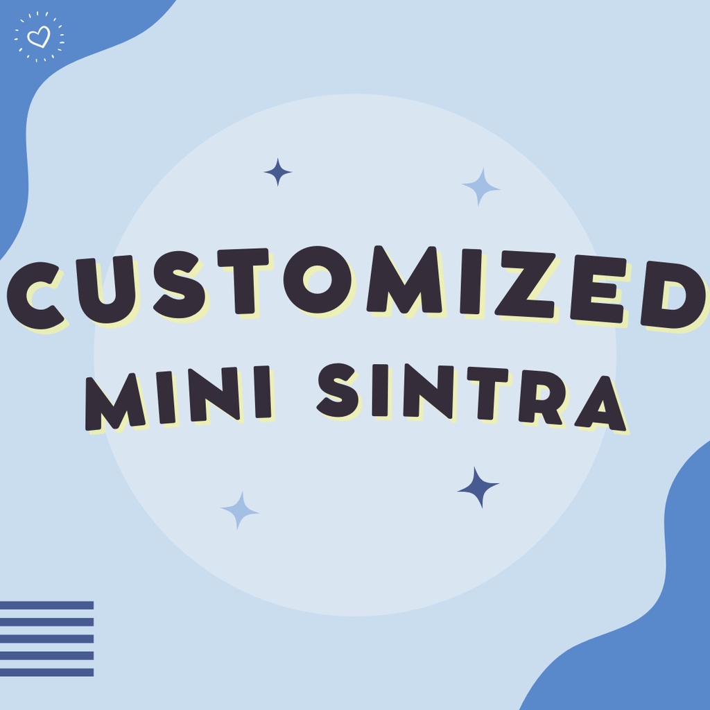 Customized Mini Sintra Poster Flat Type 4R Wall Décor | Shopee Philippines