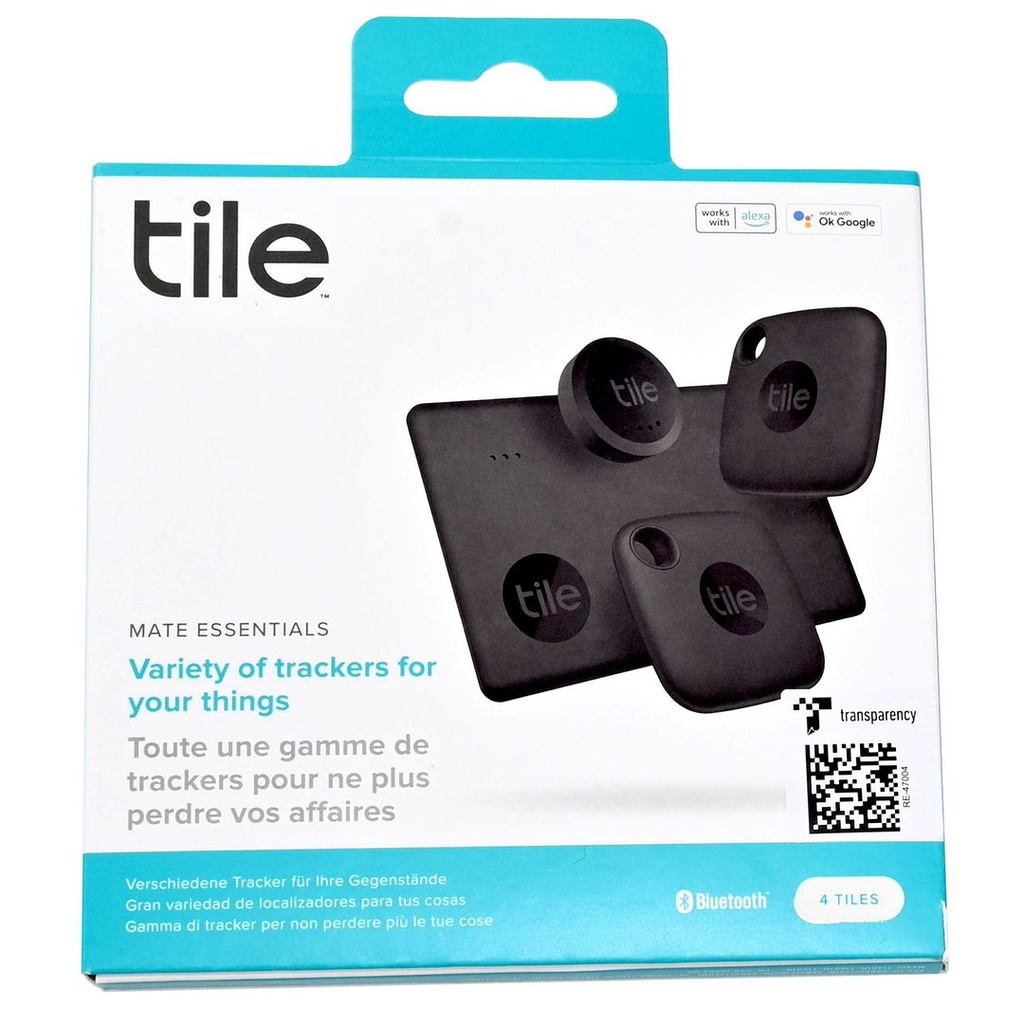 Tile Mate Essentials (2022) 4-Pack (2 Mate +1 Slim +1 Sticker ...
