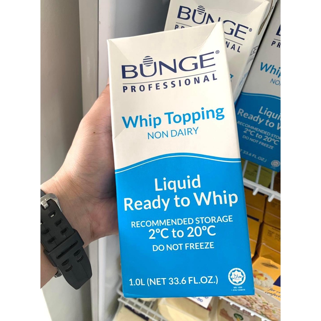 Bunge Professional Whipping Cream 1 Liter FOR J&T COURIER ONLY PLS READ DETAILS B4 ORDERING ...