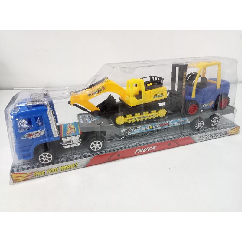 TRACTOR MAX TOY WITH 2 TRUCK WORKER INSIDE (863-d) | Shopee Philippines