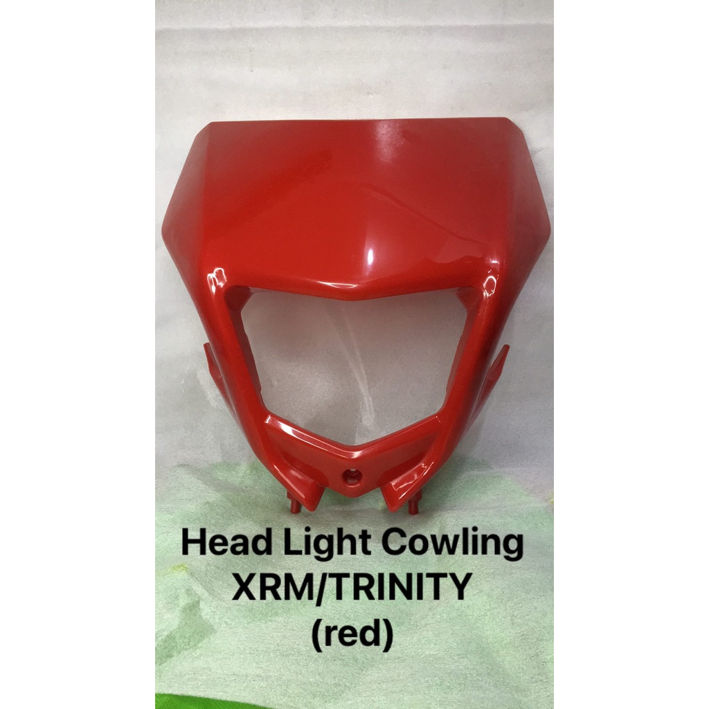 Head Light Cowling Xrm / Trinity (Black / Red / White / Blue) | Shopee ...