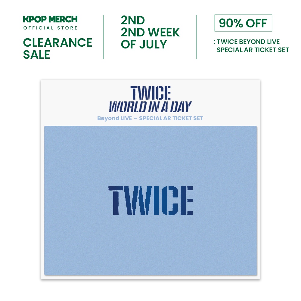 Twice 2020 World In A Day - Special AR Ticket Set | Shopee Philippines