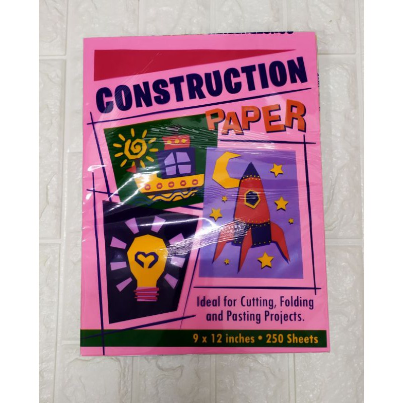 250Sheets CONSTRUCTION PAPER (Assorted) | Shopee Philippines