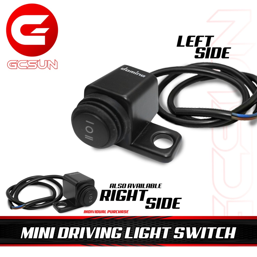 DOMINO MINI DRIVING LIGHT SWITCH - GCSUN | Shopee Philippines