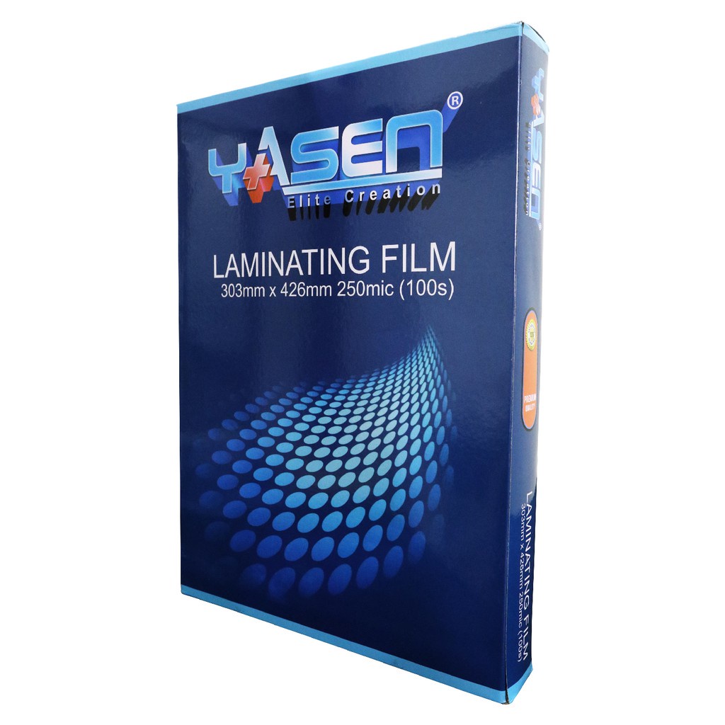 Yasen Laminating Film A3 (303mm x 426mm) 125/250microns 100pcs/50pcs per pack | Shopee Philippines