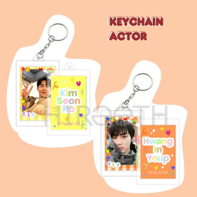 Keychain actor selfie selca kim seon ho hwang in yeop han ji pyeong han ...