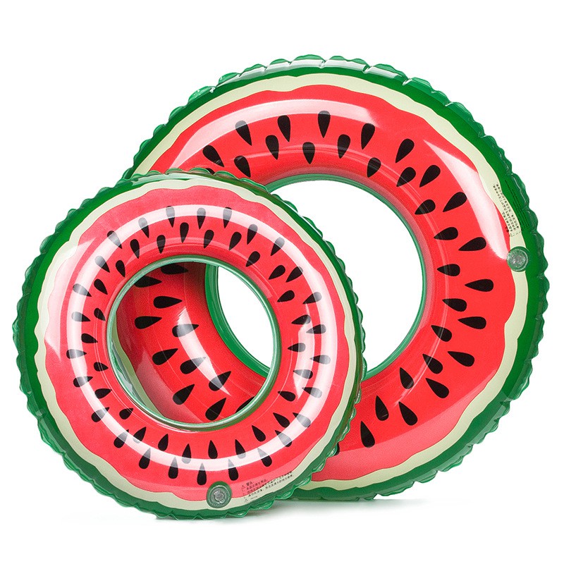 Inflatable watermelon swimming ring Adult fruit swimming ring | Shopee ...