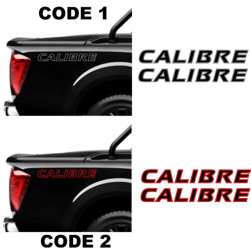 Nissan Navara CALIBRE side Sticker 2pcs | Shopee Philippines