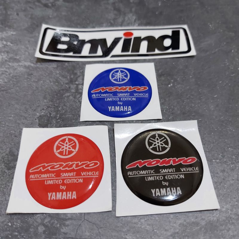 Sticker EMBLEM NOUVO AUTOMATIC SMART VEHICLE LIMITED EDITION TIMBUL ...