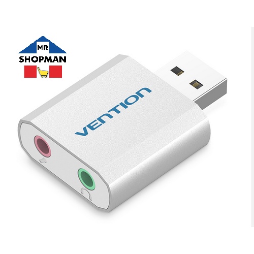 Vention USB Sound Card 3.5mm Stereo And Mic Soundcard Splitter S13 ...