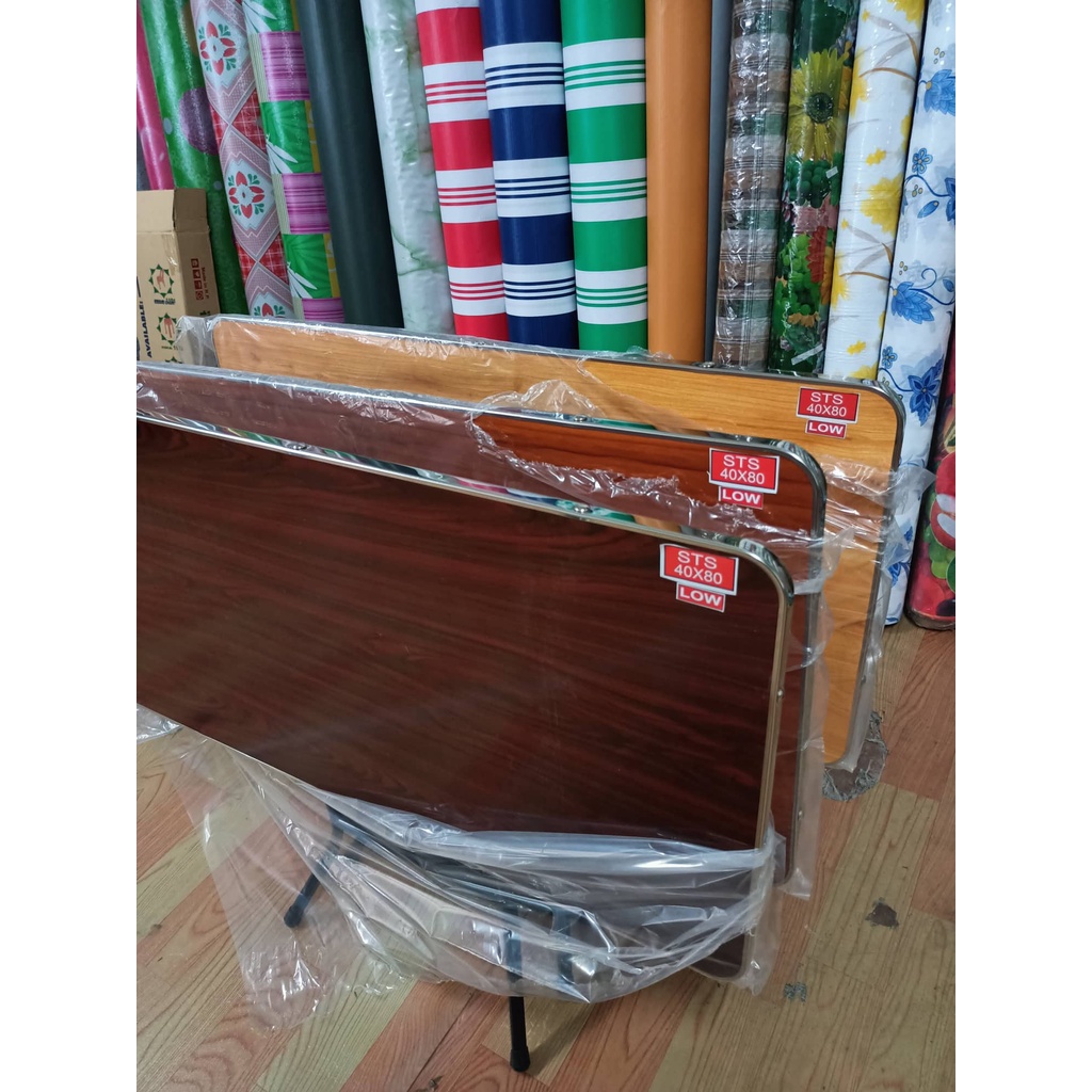 STS 40x80 Folding Table LOW Heavy Duty Table/ Wooden | Shopee Philippines