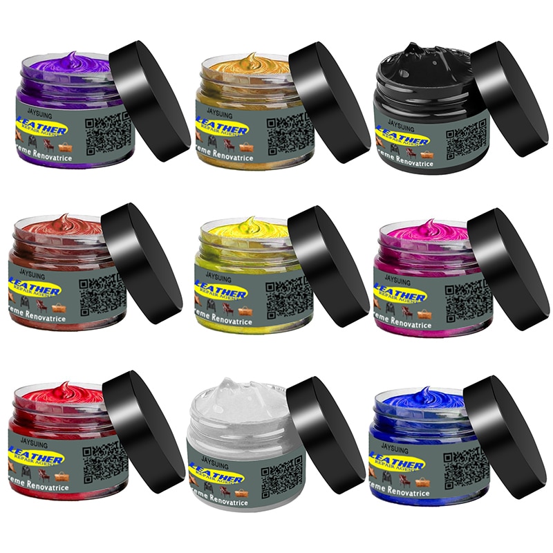 1 Pc 50g Car Leather Recoloring Balm Repair Kit Liquid Skin Repair Tool ...