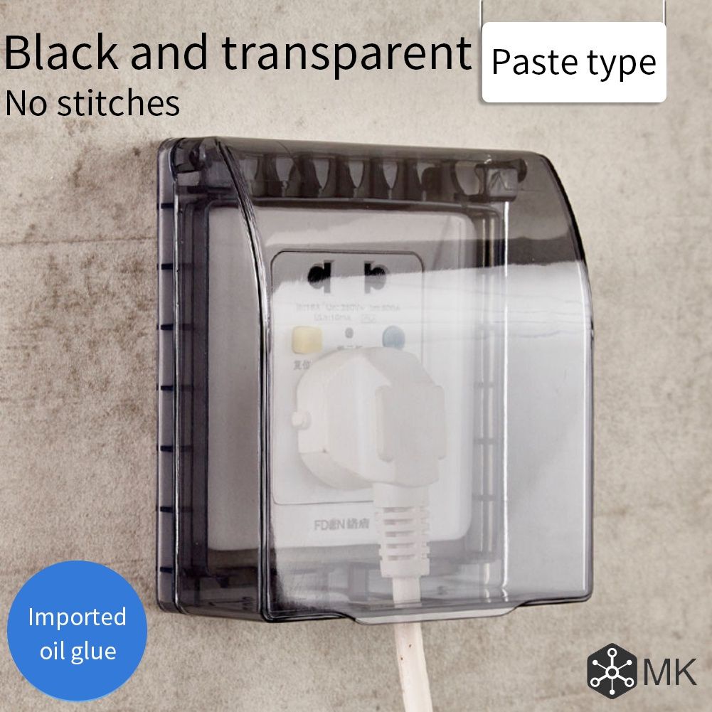 Universal 86 Type Wall Socket Waterproof Box Transparent Plate Switch ...
